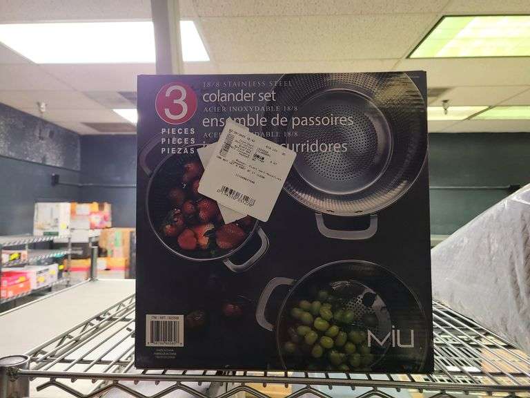 Miu 3pc Colander Set - Prime Time Auctions, Inc.