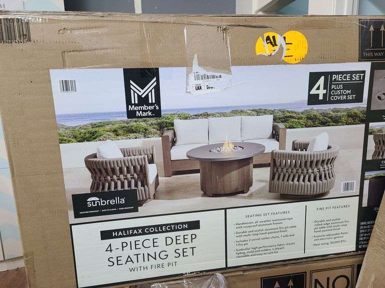 4pc Deep Seating Set - Prime Time Auctions, Inc.