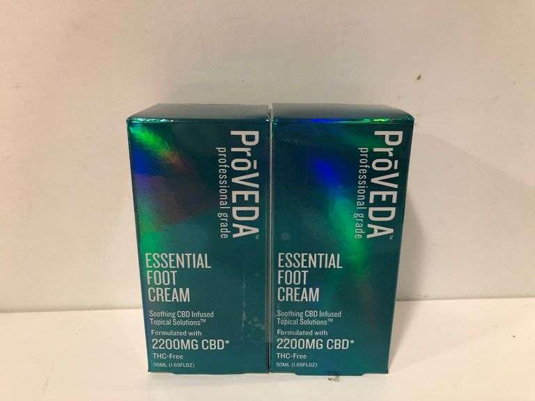 2) Proveda Essential Foot Cream Professional Grade CBD Infused - Prime ...