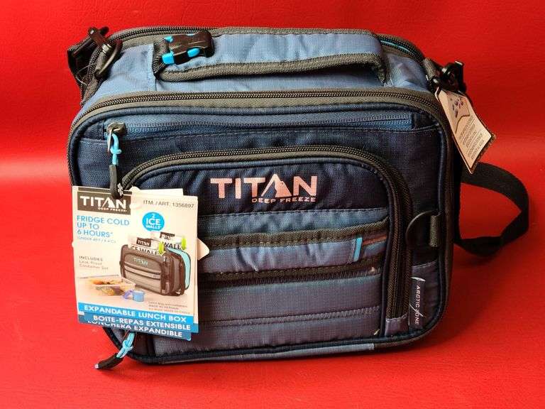 Titan Expandable Lunch Box - Prime Time Auctions, Inc.