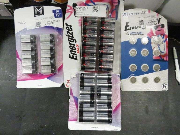 Energizer C Batteries, 9V Batteries, Energizer 2032 Batteries, C ...
