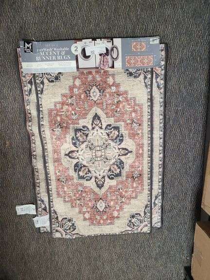 Everwash Washable Accent & Runner Rugs - Prime Time Auctions, Inc.