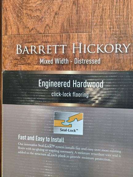 20) Barrett Hickory Mixed Width-Distressed Click Lock Flooring - Prime ...