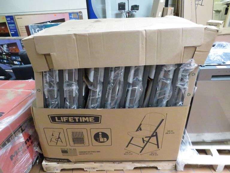 Lifetime Folding Chairs - Prime Time Auctions, Inc.