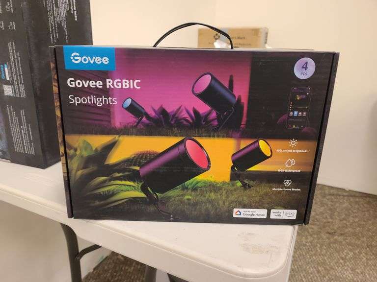 *Govee RGBIC Spotlights - Prime Time Auctions, Inc.