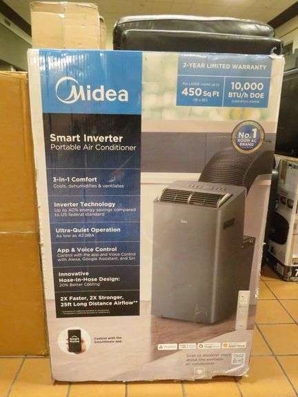Midea 10000 BTU Portable Air Conditioner - Prime Time Auctions, Inc.