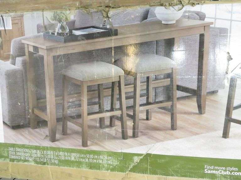 Four Piece Sofa Table Set - Prime Time Auctions, Inc.