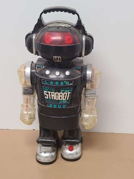 1984 Laser Strobot 3000 16" Tall - Prime Time Auctions, Inc.