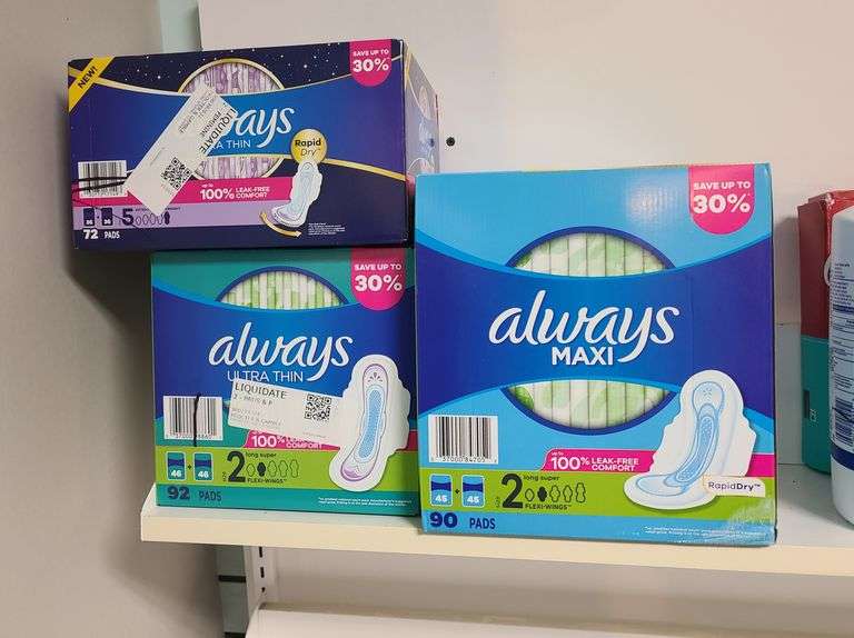 3) Always Pads - Prime Time Auctions, Inc.