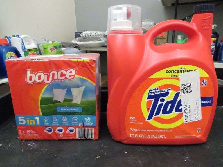 Tide, Bounce - Prime Time Auctions, Inc.