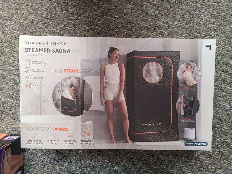Sharper Image Steamer Sauna Portable Spa - Prime Time Auctions, Inc.