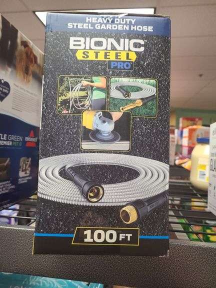 Bionic Steel Pro Heavy Duty 100ft Garden Hose - Prime Time Auctions, Inc.