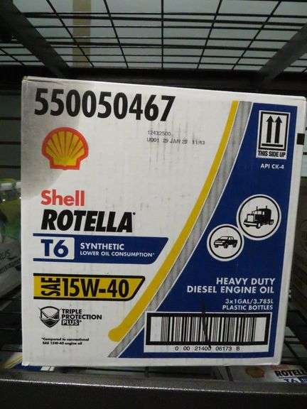 Shell Rotella 15W-40 Engine Oil - Prime Time Auctions, Inc.