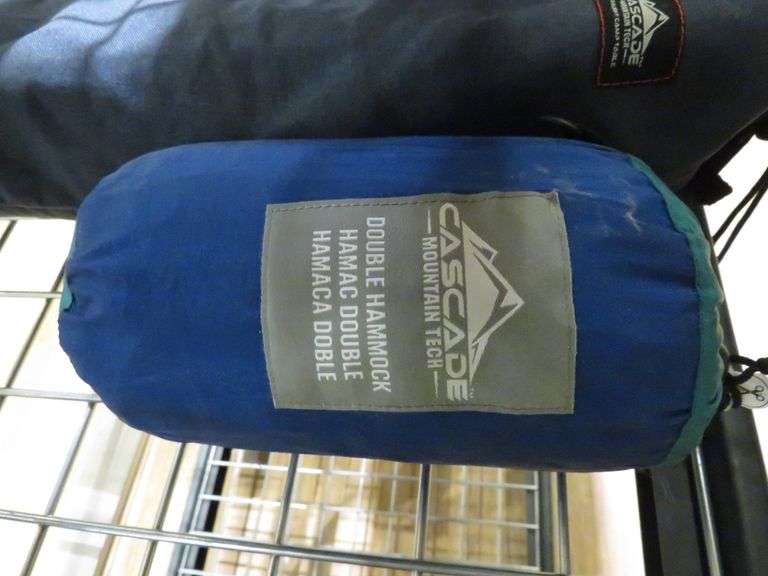 Cascade Double Hammock, Cascade Camp Table - Prime Time Auctions, Inc.