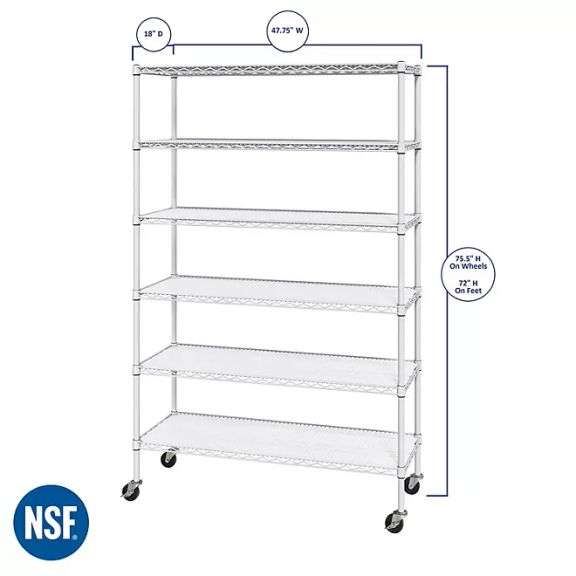 Seville Classics Wire Shelving - Prime Time Auctions, Inc.
