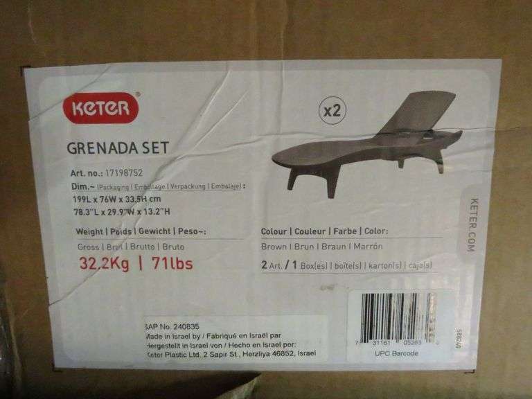 Keter Grenada Set - Prime Time Auctions, Inc.