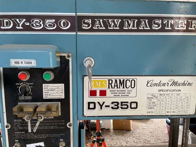 DY-350 Saw Master, Contour Machine - Prime Time Auctions, Inc.