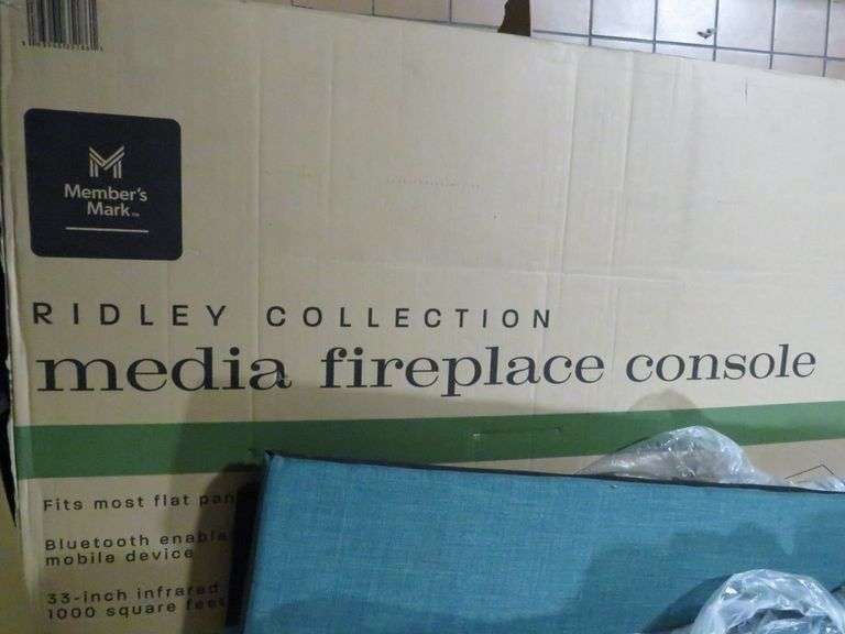 Ridley Collection Media Fireplace Console - Prime Time Auctions, Inc.