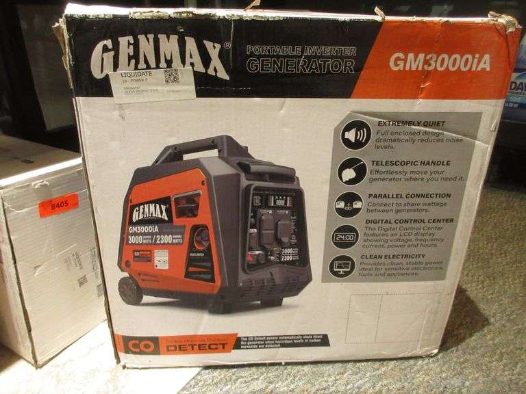 *Genmax Portable Generator - Prime Time Auctions, Inc.