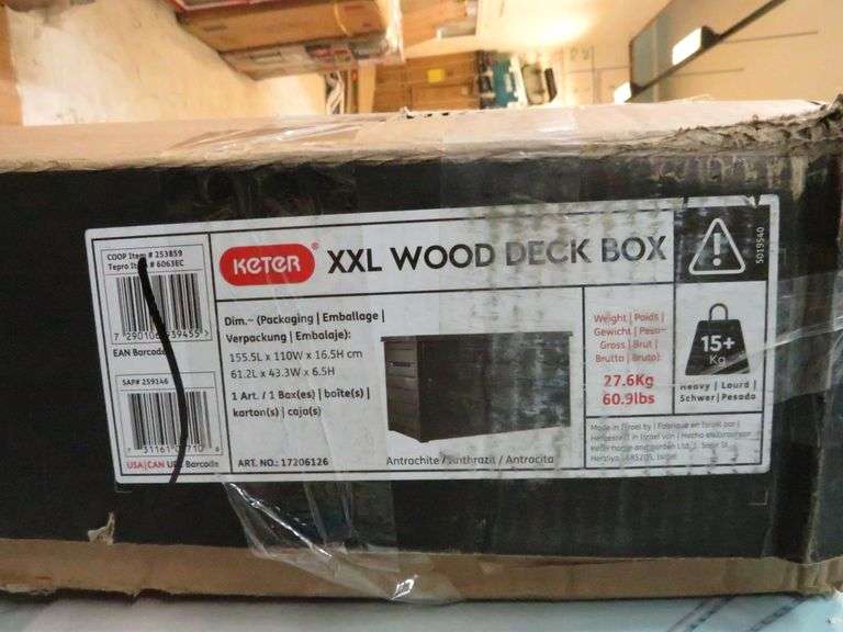 * Keter Deck Box - Prime Time Auctions, Inc.