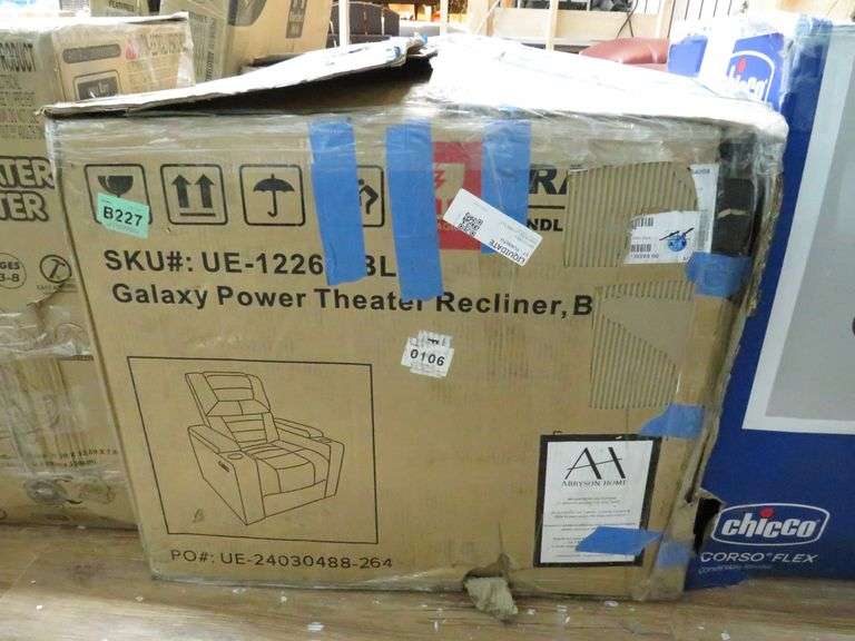 * Galaxy Power Theater Recliner - Prime Time Auctions, Inc.