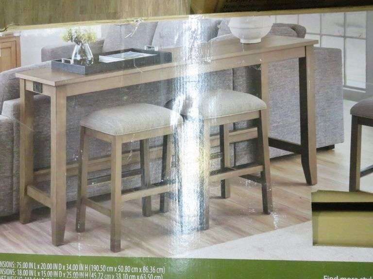 * Four Piece Sofa Table Set - Prime Time Auctions, Inc.