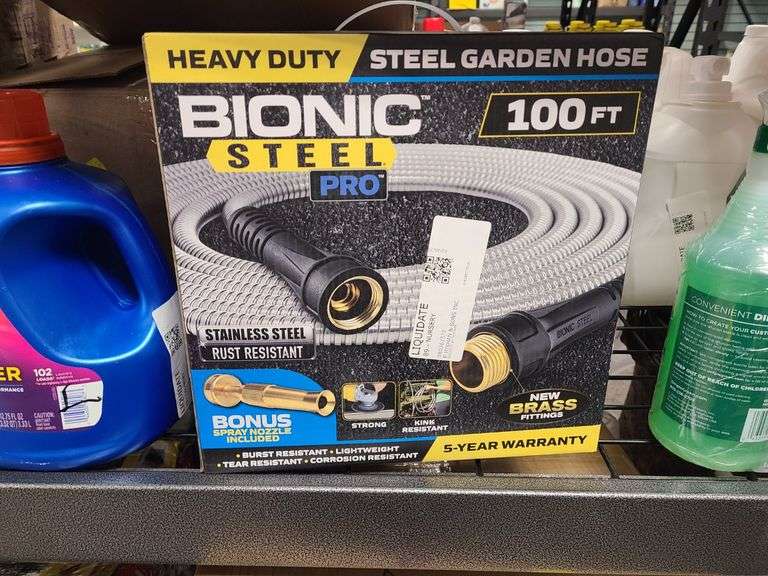Bionic Steel Pro Heavy Duty Steel Garden Hose 100ft - Prime Time ...