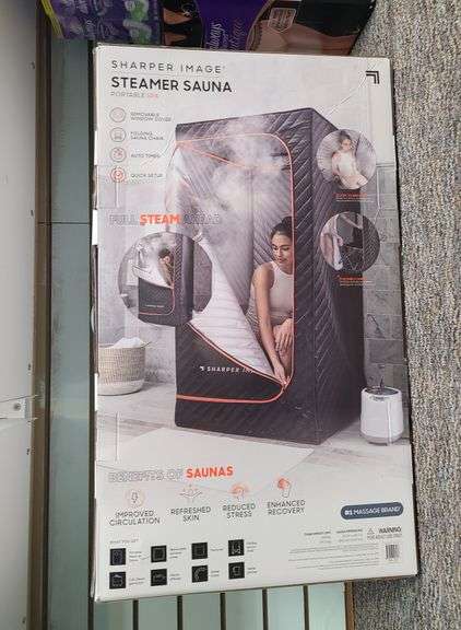 Sharper Image Steamer Sauna Portable Spa - Prime Time Auctions, Inc.