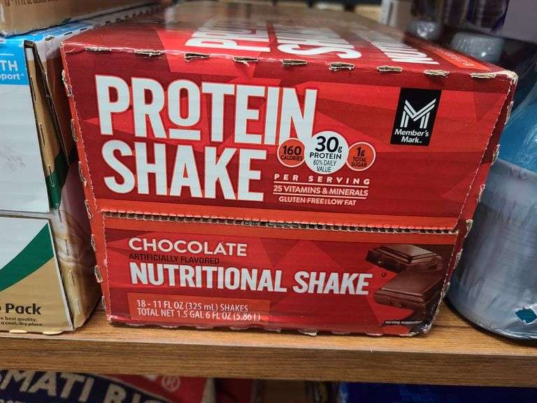3) Cases Protein Shakes - Prime Time Auctions, Inc.