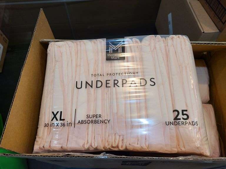 Total Protection Underpads Size XL - Prime Time Auctions, Inc.