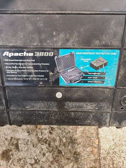 Apache 3800 Weatherproof Protective Case - Prime Time Auctions, Inc.
