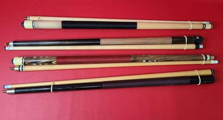 4) Pool Cues - Prime Time Auctions, Inc.