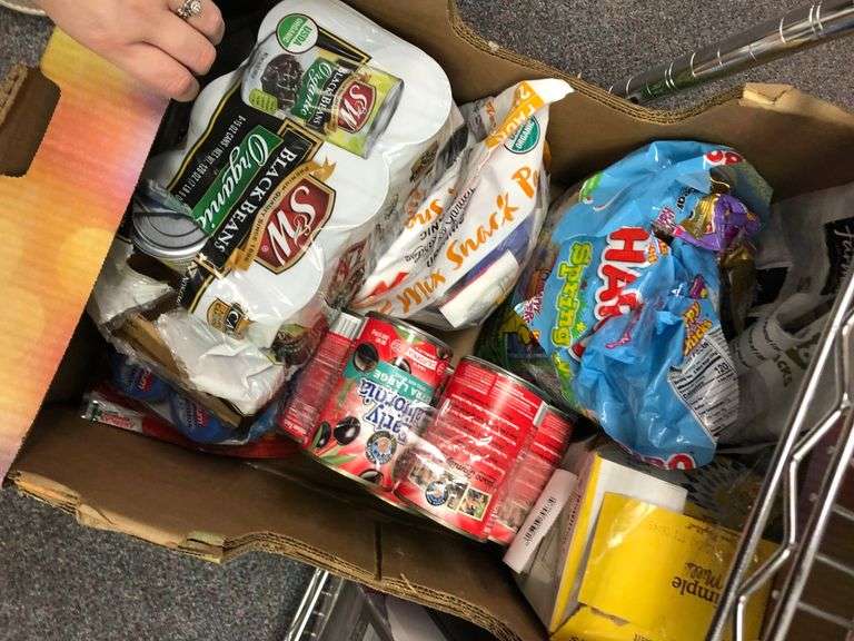 Variety Box Of Grocery Items (Some Packages Open) - Prime Time Auctions ...