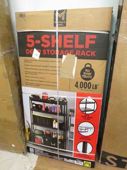 Deep Storage Rack - Prime Time Auctions, Inc.