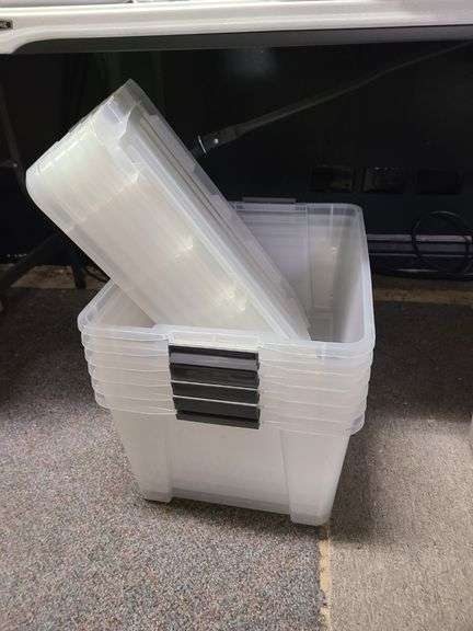 Storage Totes with Lids - Prime Time Auctions, Inc.