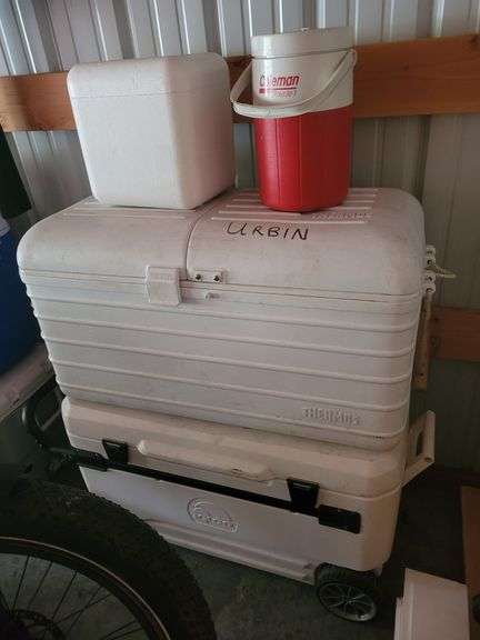 Titan Cooler, Coleman Cooler, Styrofoam Cooler - Prime Time Auctions, Inc.