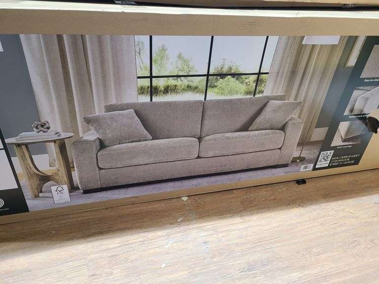 Harrison Collection Fabric Sofa - Prime Time Auctions, Inc.