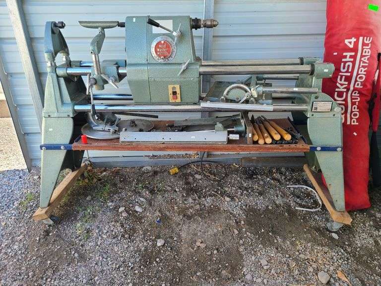 Wood Master Lathe with Tools - Prime Time Auctions, Inc.