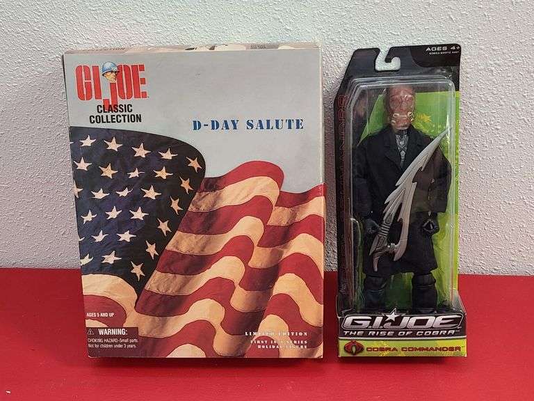 G.I. Joe D-Day Salute Action Figure and Cobra Commander - Prime Time ...