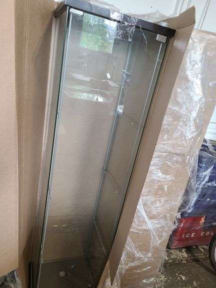 3) Glass Display Containers - Prime Time Auctions, Inc.