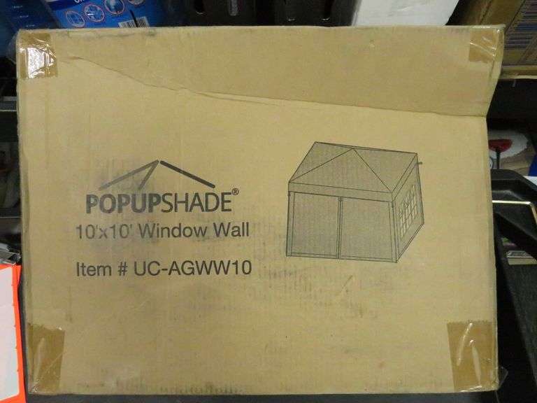 Pop Up Shade Window Wall - Prime Time Auctions, Inc.