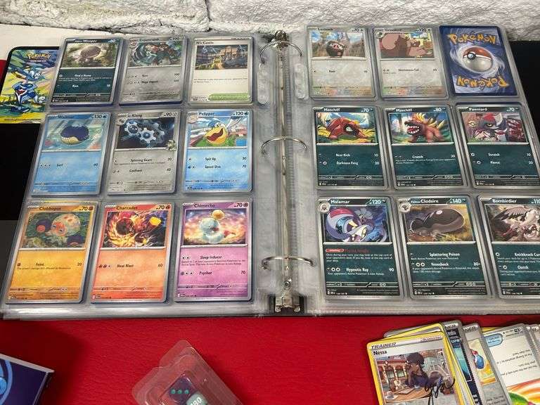 Pokemon Card Binder, Loose Cards, Dice, More - Prime Time Auctions, Inc.