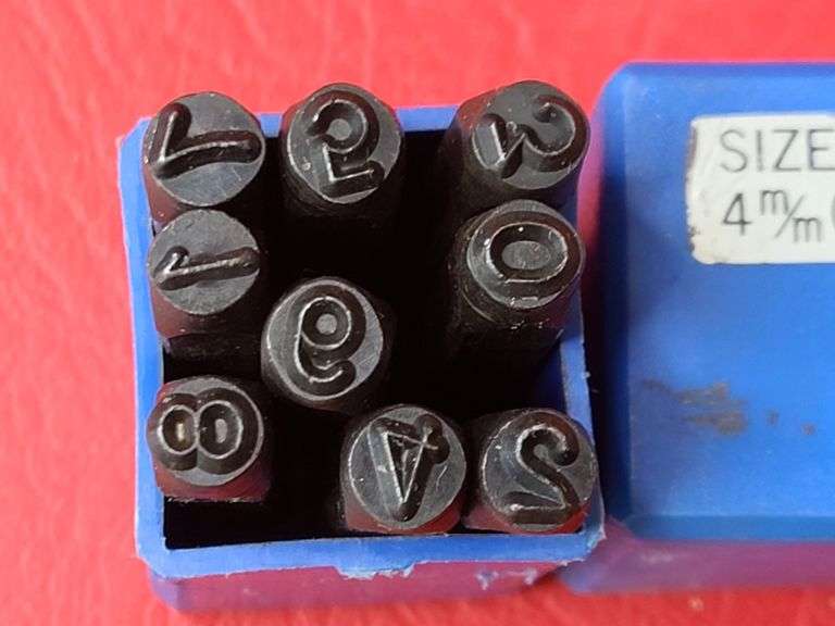 Number Stamping Tool Set 4mm - Prime Time Auctions, Inc.