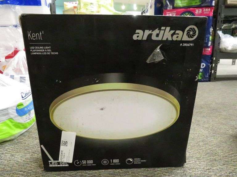 Artika Kent LED Ceiling Light - Prime Time Auctions, Inc.