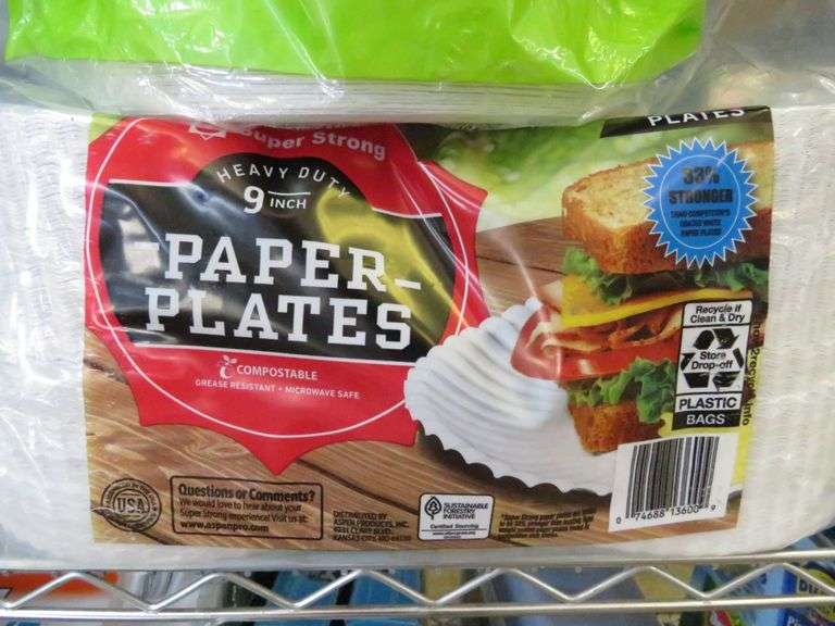 Chinet Paper Plates, Heavy Duty Paper Plates - Prime Time Auctions, Inc.