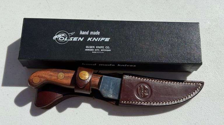 Hand Made Olsen Knife No. #403 - Prime Time Auctions, Inc.