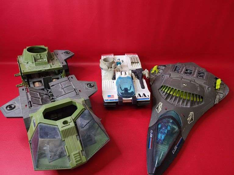 1988 G.I. Joe Rolling Thunder, 1989 G.I. Joe Avalanche Snow Tank ...