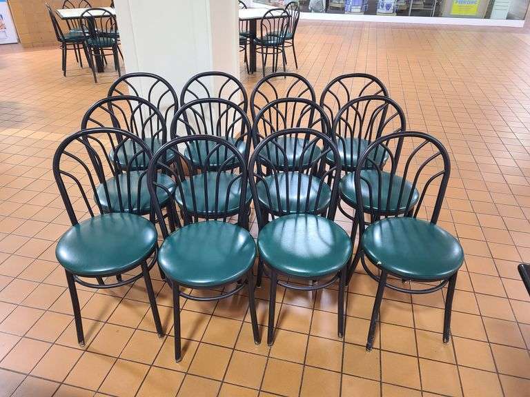 12) Restaurant Style Chairs - Prime Time Auctions, Inc.