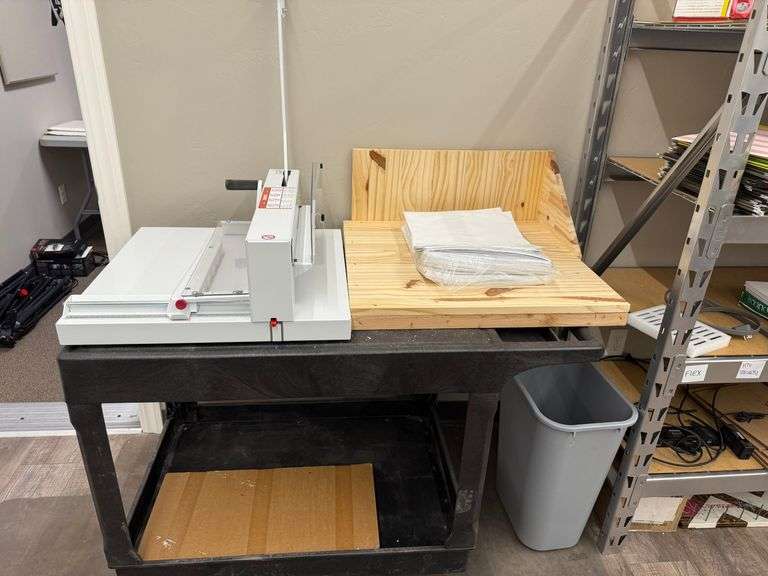 Ideal 4300 Guillotine Machine - Prime Time Auctions, Inc.