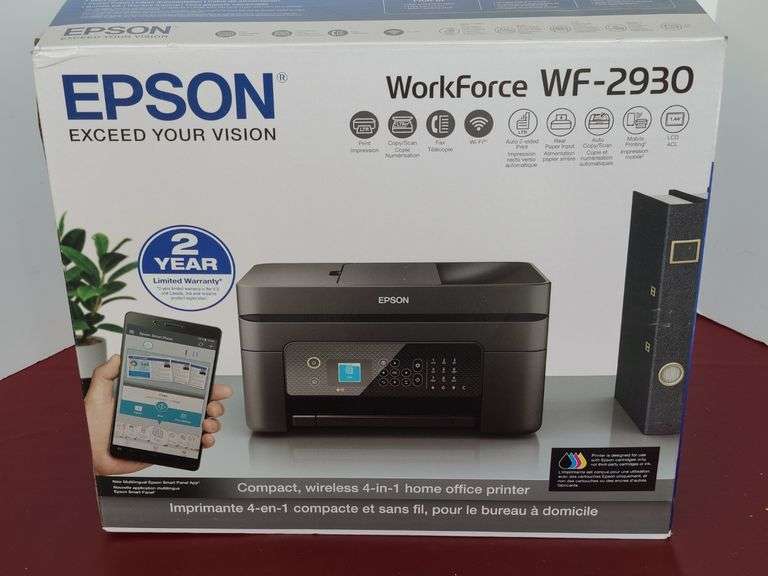 Epson Workforce WF-2930 Printer - Prime Time Auctions, Inc.